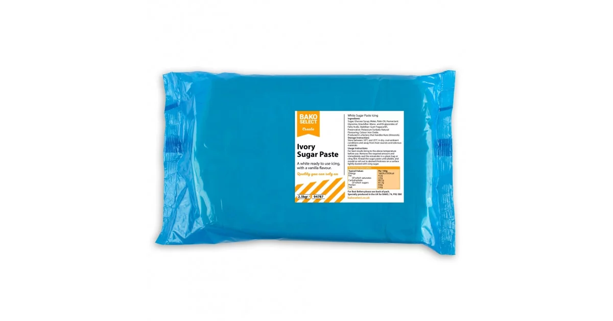 Bako Sugarpaste Ivory 2.5kg | SugarCraftShop, Glasgow