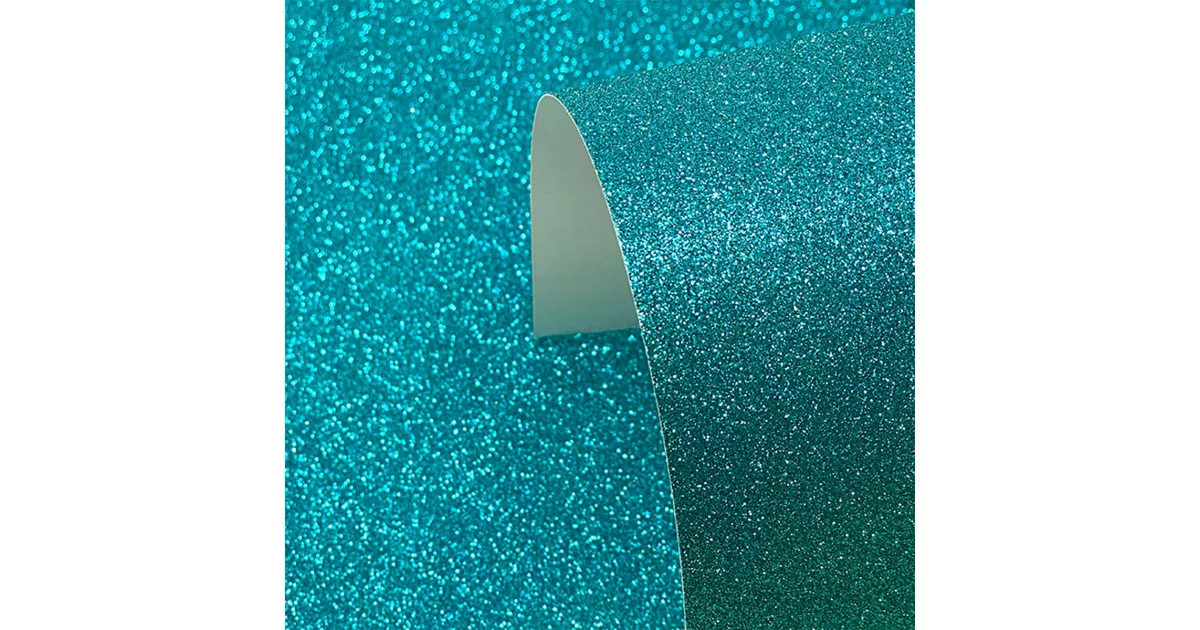 Glitter Card Turquoise | SugarCraftShop, Glasgow