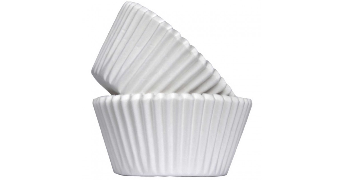 Muffin Paper Cases White x500 | SugarCraftShop - Cake Decorating ...