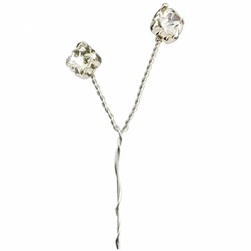 Diamante Stem Silver/Clear x2 Gems | SugarCraftShop, Glasgow