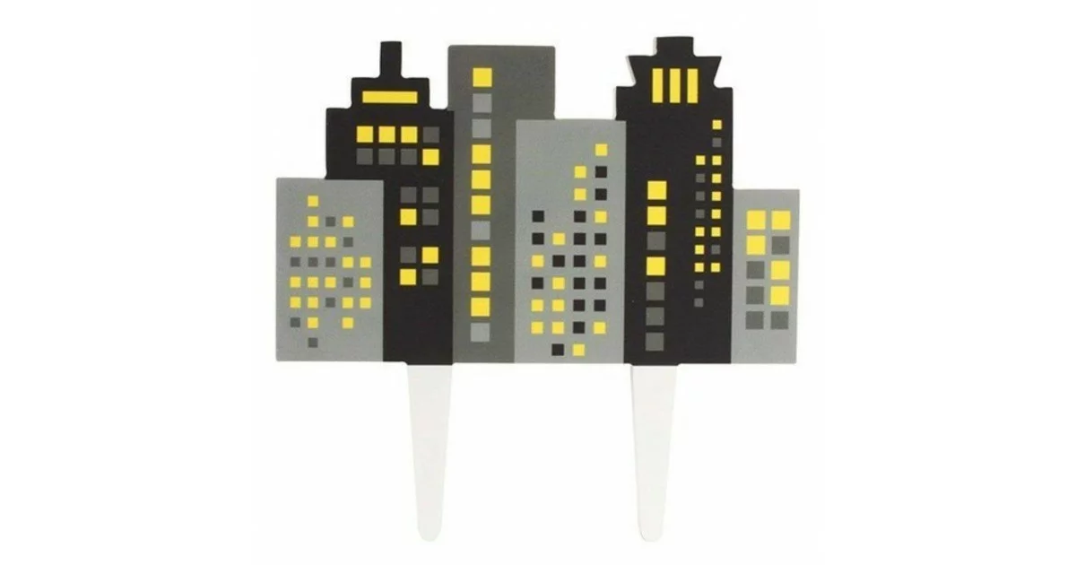 Skyline Gumpaste Cake Topper | SugarCraftShop, Glasgow