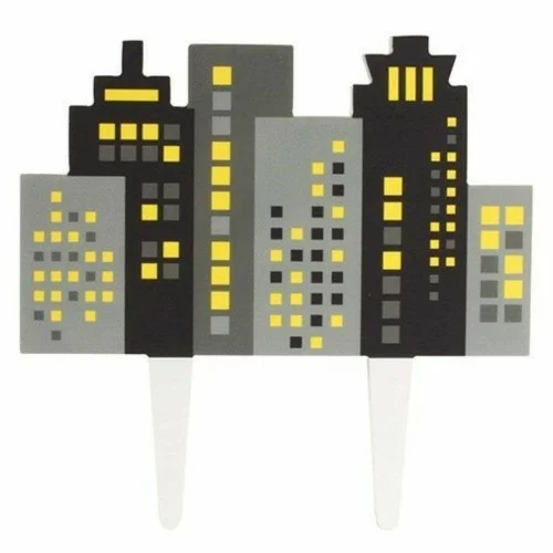 Skyline Gumpaste Cake Topper | SugarCraftShop, Glasgow