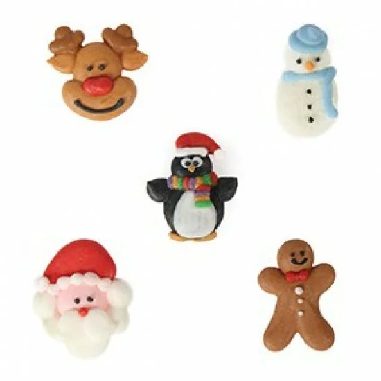 Sugar Decs Christmas Friends x25 | SugarCraftShop, Glasgow