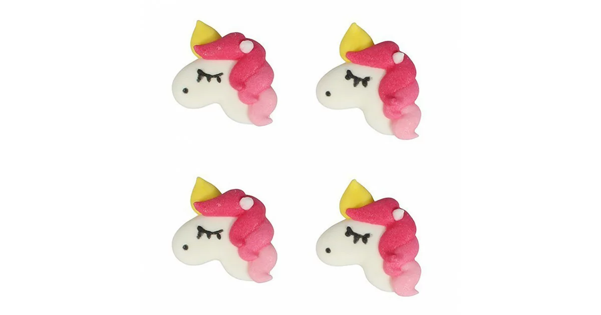 Sugar Decs Unicorn Pink x20 | SugarCraftShop, Glasgow