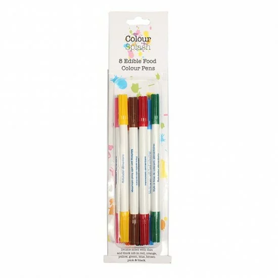 Pens Colour Splash Pack of 8 | SugarCraftShop, Glasgow