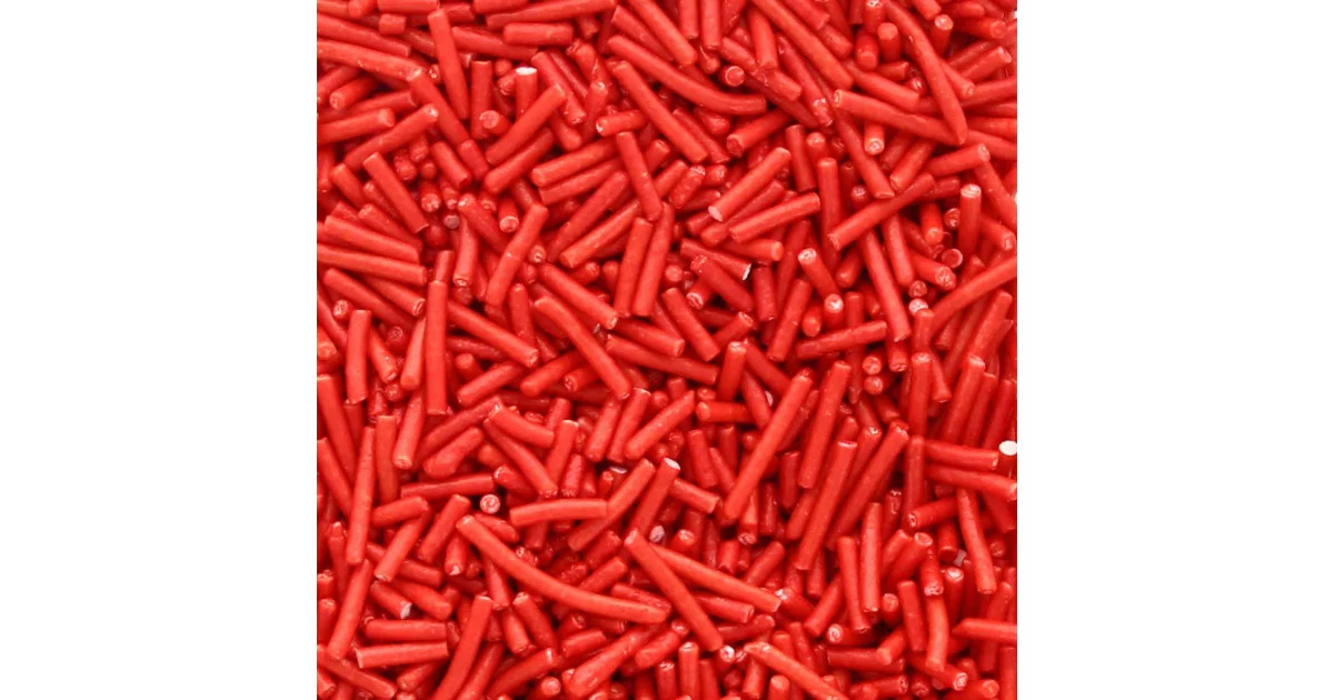 Sugar Strands Red 50g | SugarCraftShop, Glasgow