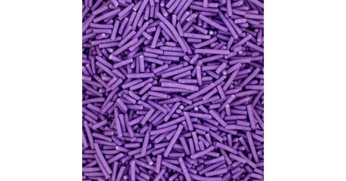 Sugar Strands Jimmies Purple 50g | SugarCraftShop, Glasgow