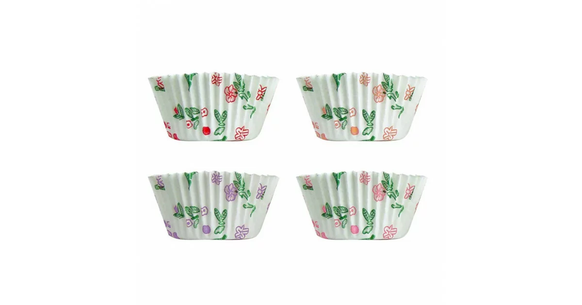 Petit Four Paper Cases Floral x200 | SugarCraftShop, Glasgow