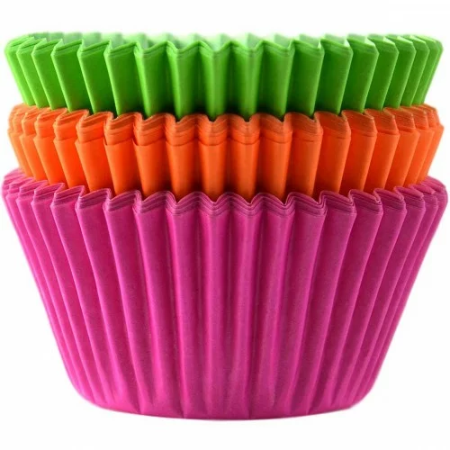 Muffin Paper Cases Neon x75 | SugarCraftShop, Glasgow