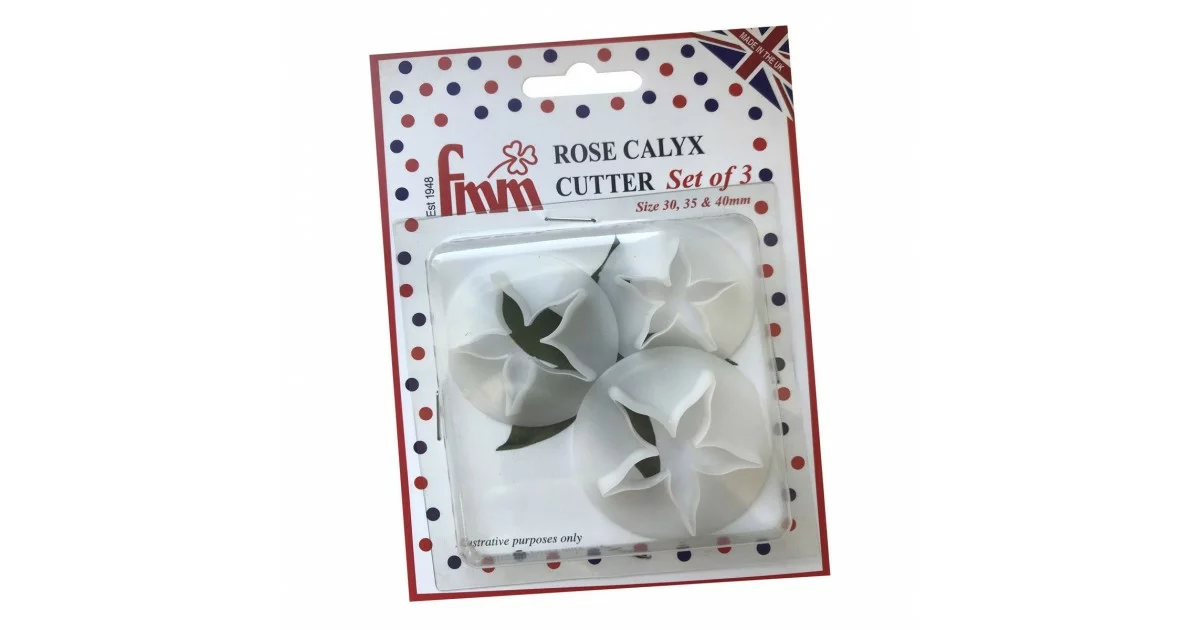 Rose Calyx Cutter Set | SugarCraftShop, Glasgow