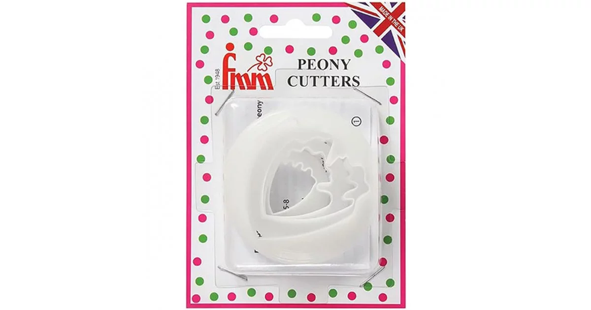 FMM Peony Cutter Set | SugarCraftShop, Glasgow