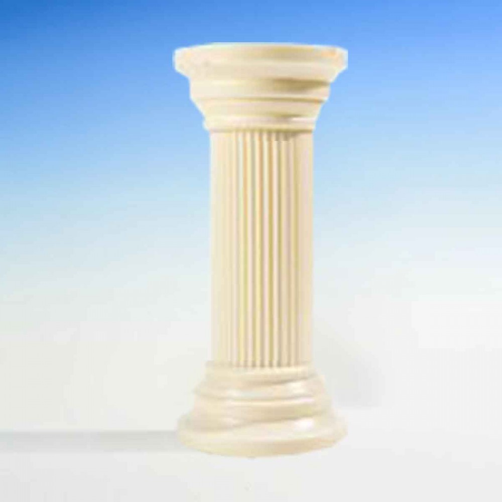 Pillar Round 3.5" Ivory | SugarCraftShop, Glasgow