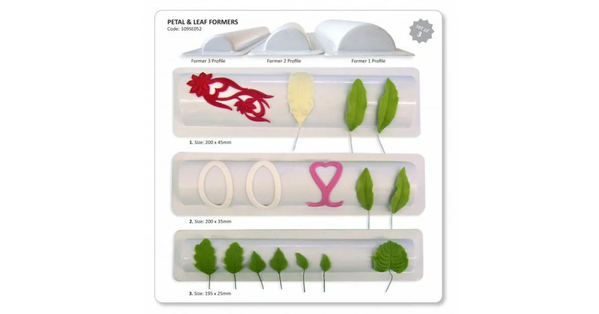 Petal & Leaf Former Set | SugarCraftShop, Glasgow