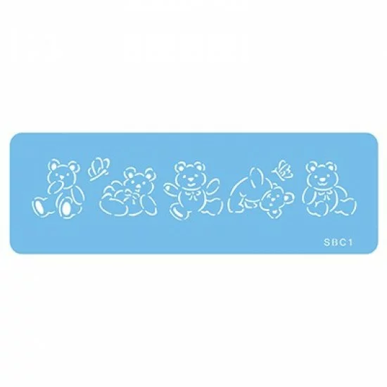 Tumbling Ted Stencil | SugarCraftShop, Glasgow