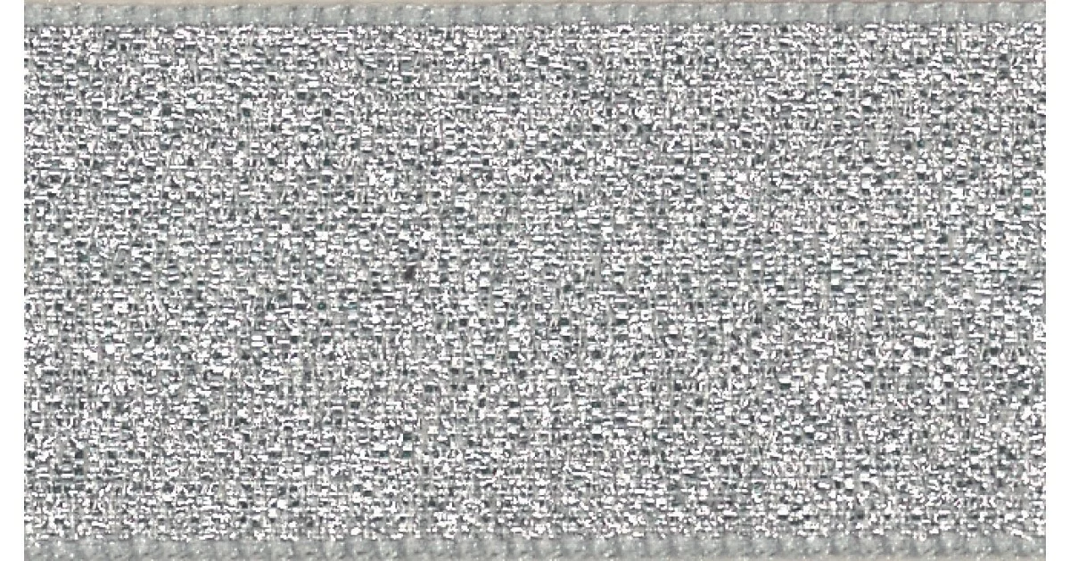 Ribbon 40mm Silver Double Lame | SugarCraftShop, Glasgow
