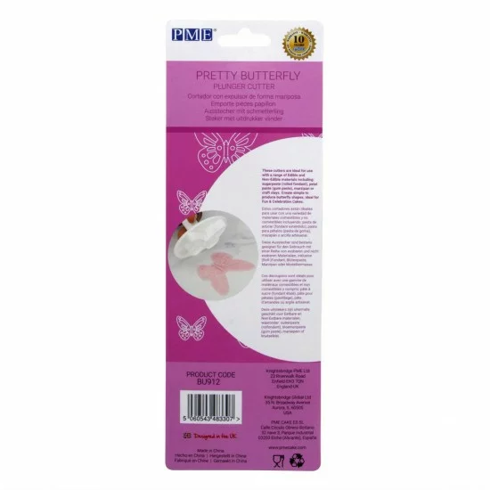 Pretty Butterfly Plunger Cutter Set x3 | SugarCraftShop, Glasgow