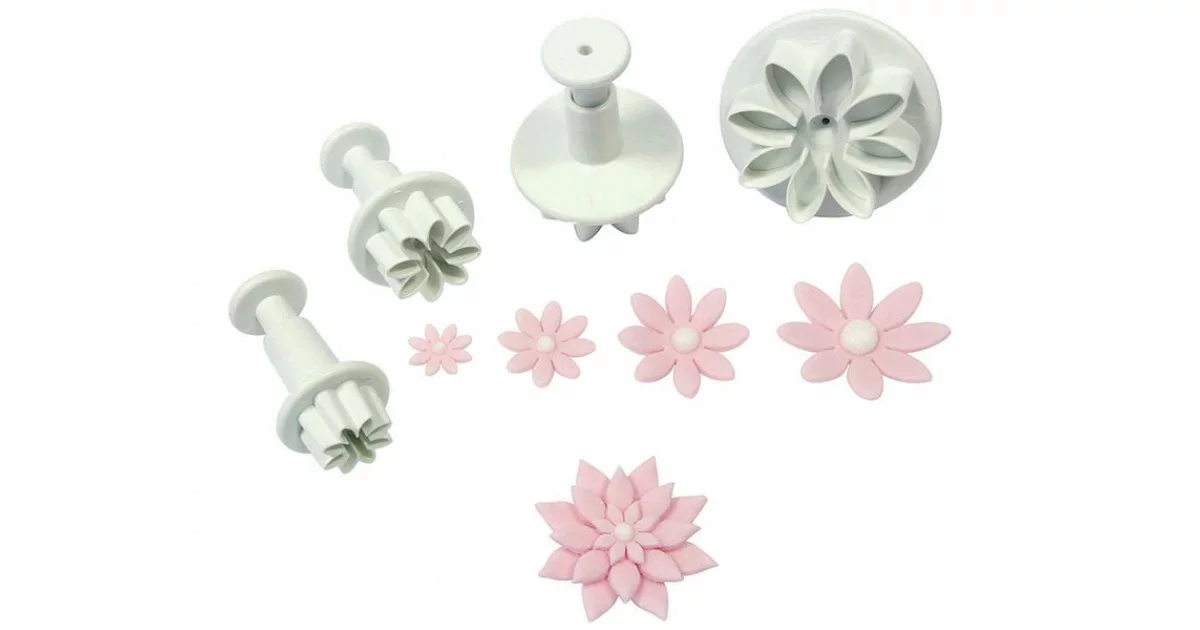 Daisy/Marguerite Plunger Cutter Set | SugarCraftShop, Glasgow