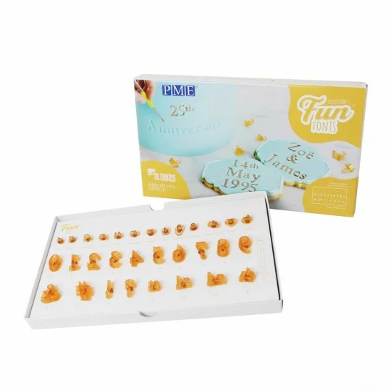 Fun Fonts Numbers and Specials Collection #2 | SugarCraftShop, Glasgow