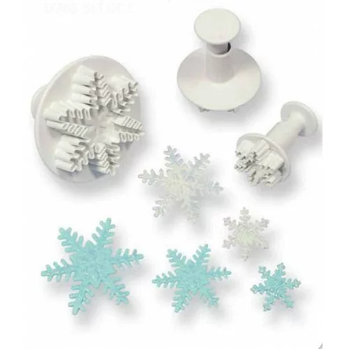 Snowflake Plunger Cutter Set | SugarCraftShop, Glasgow