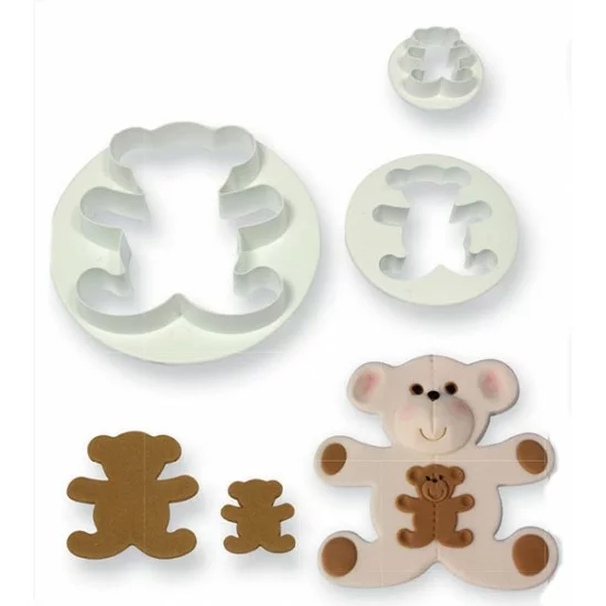 Teddy Bear Cutter Set | SugarCraftShop, Glasgow