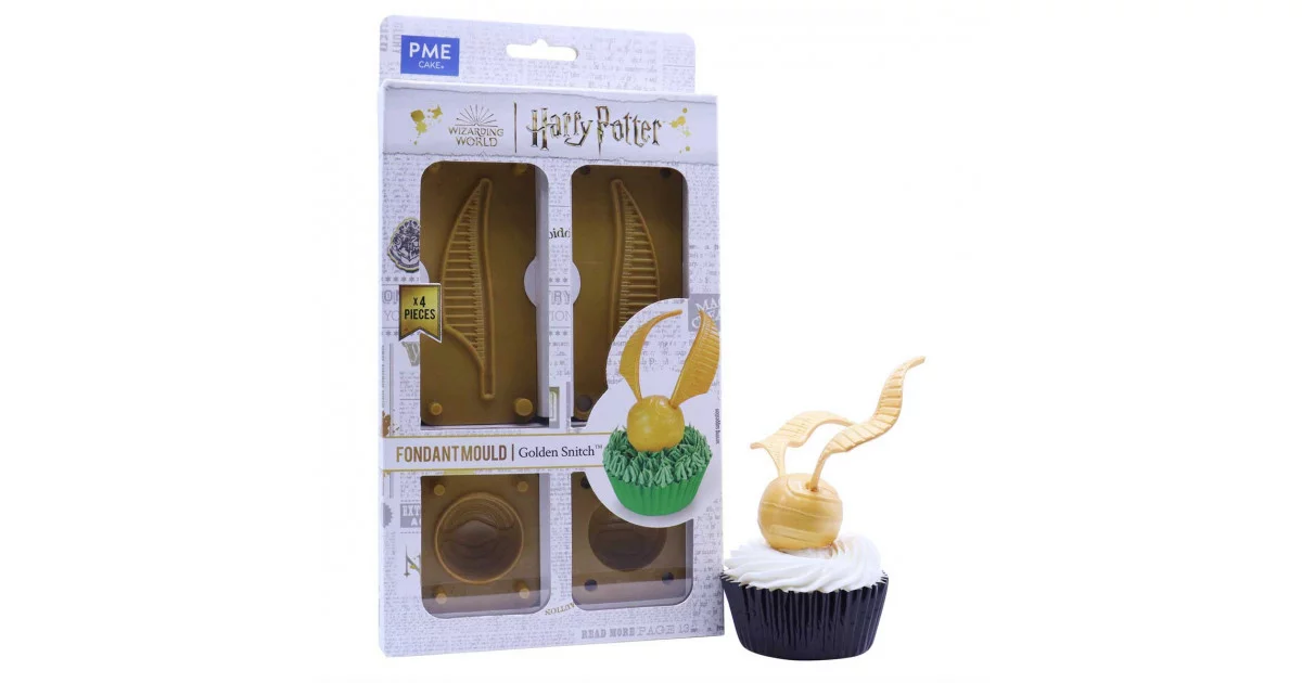 Harry Potter Fondant Mould, Quidditch Golden Snitch | SugarCraftShop ...