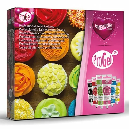 ProGel Mixed 25g x6 | SugarCraftShop, Glasgow