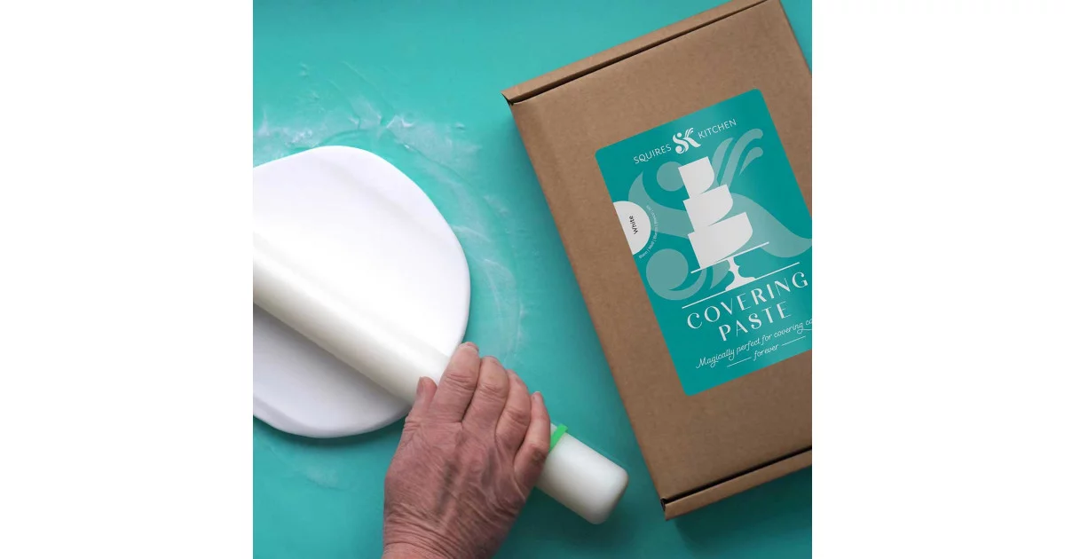 Squires Kitchen Covering Paste 2.5kg White | SugarCraftShop, Glasgow