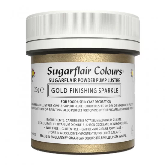 Glitter Dust Gold Finishing Sparkle Refill 25g | SugarCraftShop, Glasgow