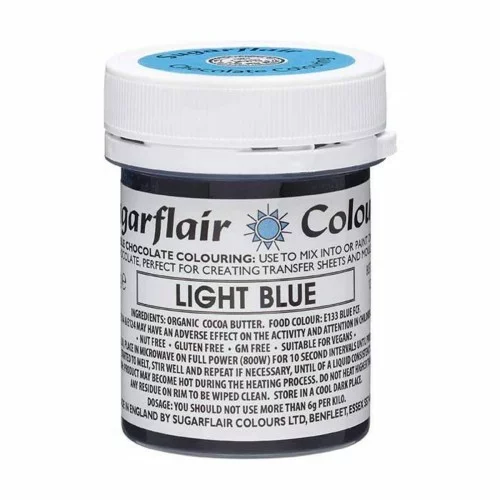 Chocolate Colour Light Blue 35g | SugarCraftShop, Glasgow