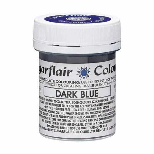 Chocolate Colour Dark Blue 35g | SugarCraftShop, Glasgow