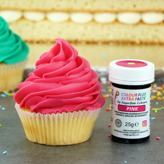 Colour Flex Extra Paste Pink 25g | SugarCraftShop, Glasgow