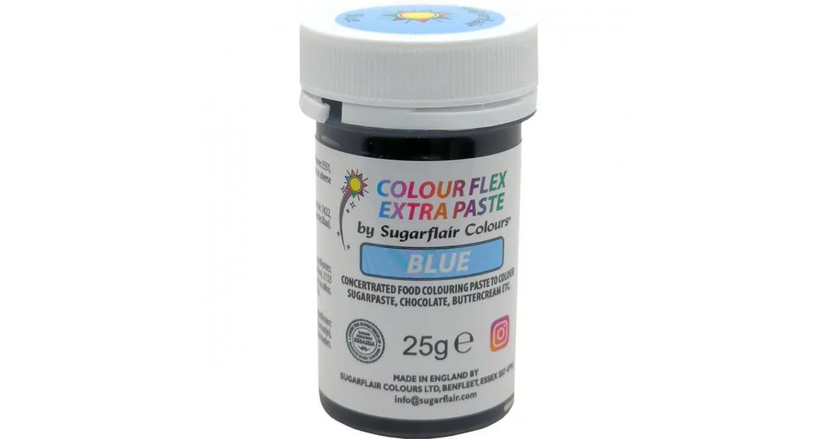 Colour Flex Extra Paste Blue 25g | SugarCraftShop, Glasgow