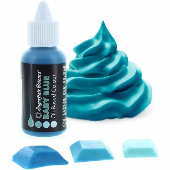 Oil-Based Colour Baby Blue 30ml | SugarCraftShop, Glasgow