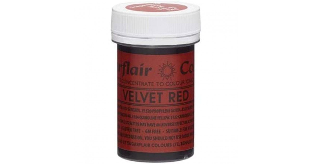 Spectral Paste Velvet Red 25g | SugarCraftShop, Glasgow
