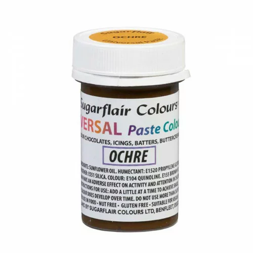 Universal Paste Ochre 22g | SugarCraftShop, Glasgow