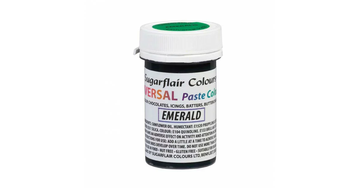 Universal Paste Emerald 22g | SugarCraftShop, Glasgow