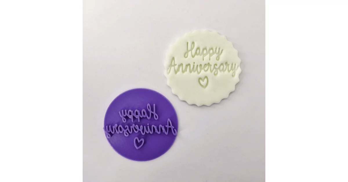 Happy Anniversary Stamp | SugarCraftShop, Glasgow