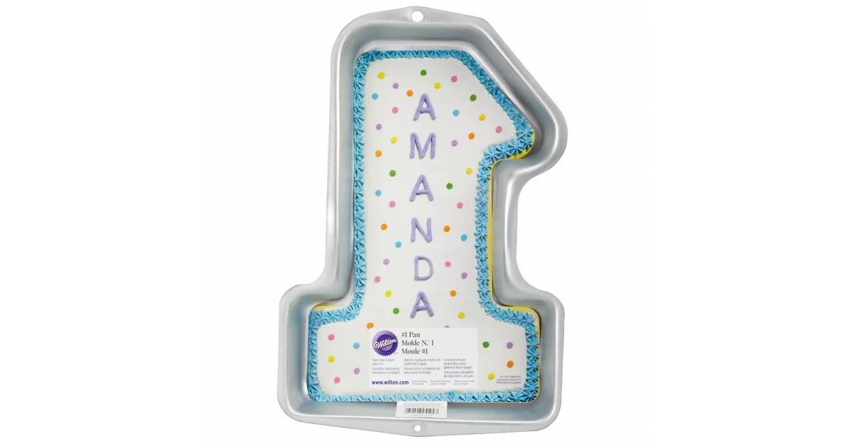 Number 1 First Birthday Tin | SugarCraftShop, Glasgow